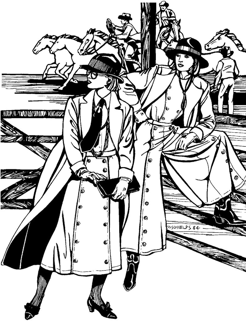 Folkwear - 231 Big Sky Riding Skirt - PDF and Printed Pattern | Bolt Fabric Boutique